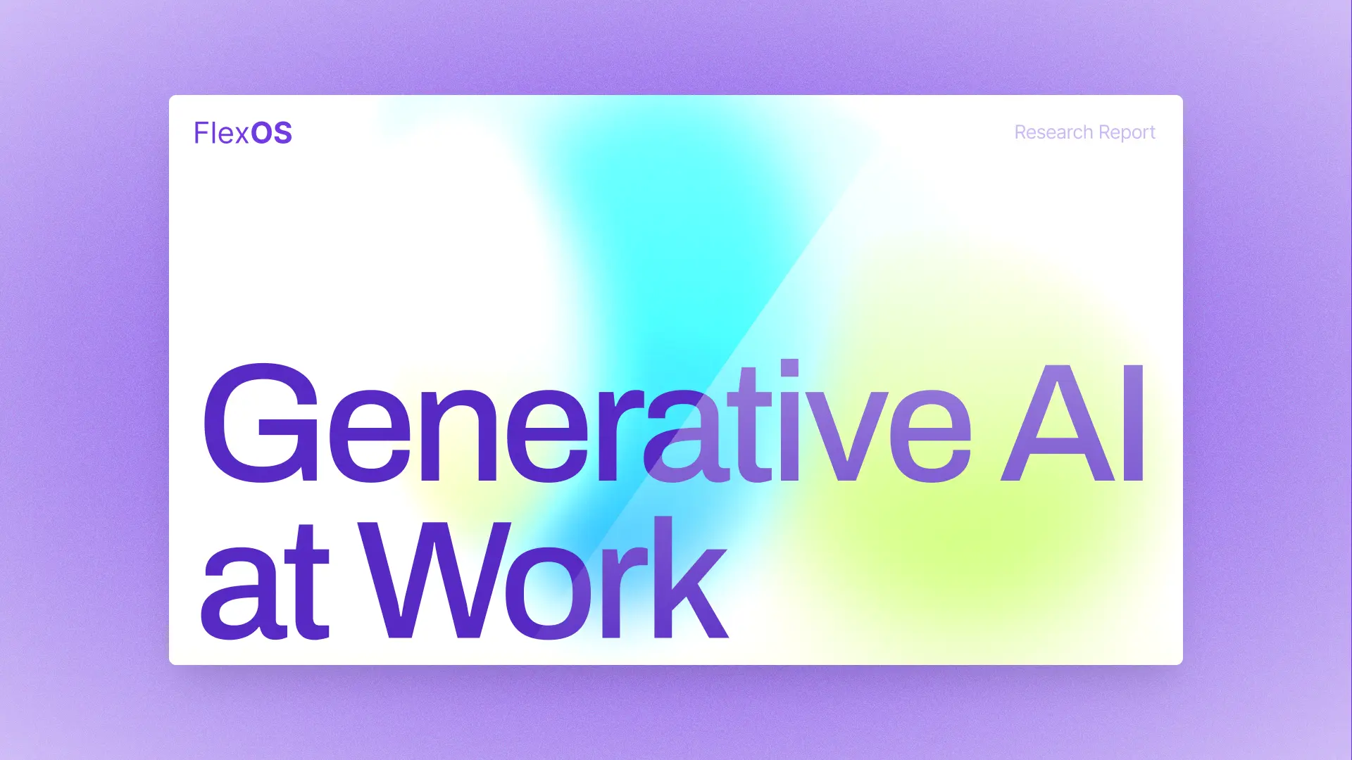 Generative AI at Work Research Report